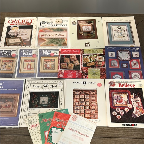 Art | Vintage Christmas Cross Stitch Pattern Collection 14 Graphs ...